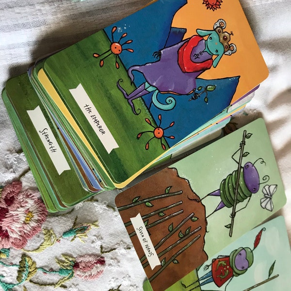 Whispering Spirits Tarot Deck - Joanna Nelson Studio - Inner Child Whimsical Friendly - Etsy