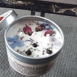 Moonlight Night Amethyst Candle Soy Candle Crystal Candle - Etsy
