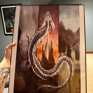 Banshee Art Print, Cryptid Creatures, Dark Artwork, Spooky Painting ...