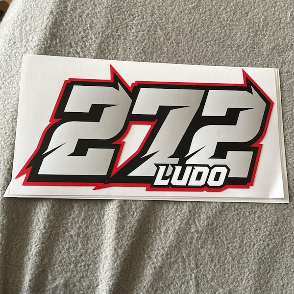 Race Numbers Stickers Decals Graphics Racing Motorcycle Car Karting ...