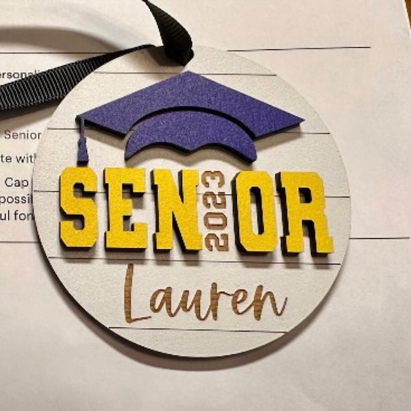 Personalized Class of 2026 Ornament for High School Seniors as a ...