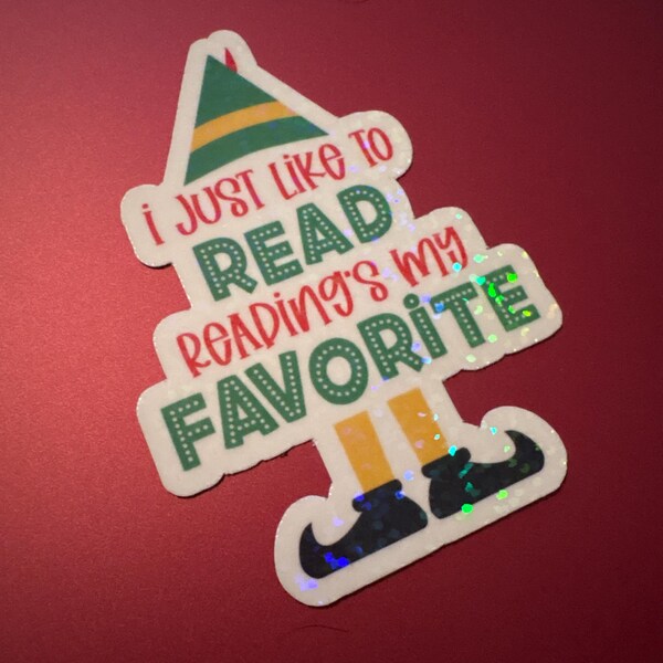 I Love to Read Reading's My Favorite Sticker, Reader, Kindle Sticke ...