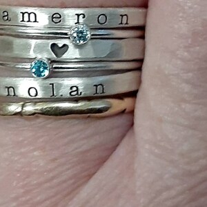 Class Ring Set Stackable Class Rings Affordable Class Rings | Etsy