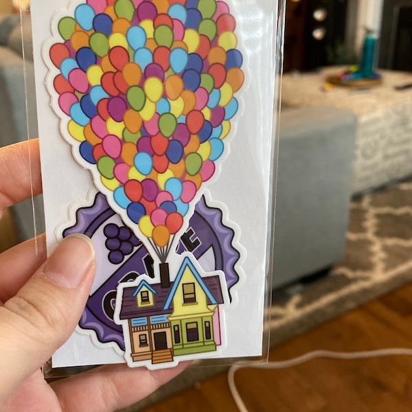 Up House Sticker / up Balloons Decal / up Movie Inspired Sticker / up ...