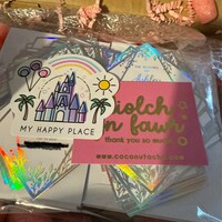 Meet Me at My Happy Place Cute Kawaii Vinyl Sticker - Etsy