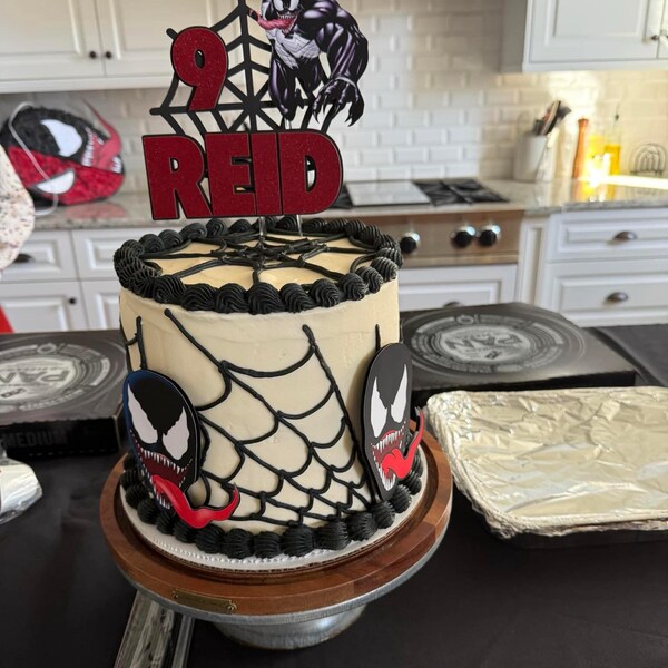 Venom Cake Topper - Venom Birthday - Etsy