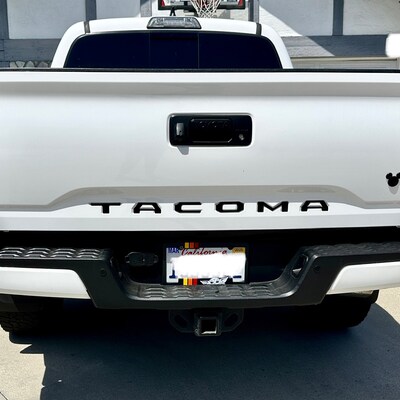 Vintage-toyota-retro-style-license-plate-frame-trd-offroad-tacoma-fj ...