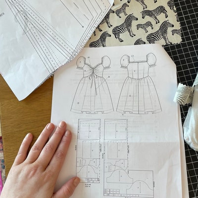 Sweetheart Dress With Drawstring Detail and Puff Sleeves EU - Etsy