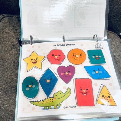 Toddler Learning Binder Printable Toddler Busy Book Girl Version ...