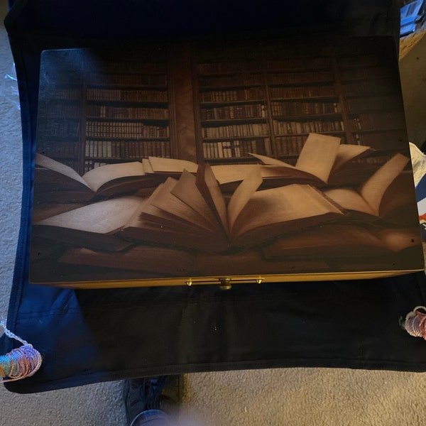 Open Book Wooden Memory Box - Etsy