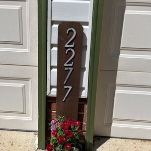 Cedar/pine Address Planter Boxes. Address Plaques Planter - Etsy
