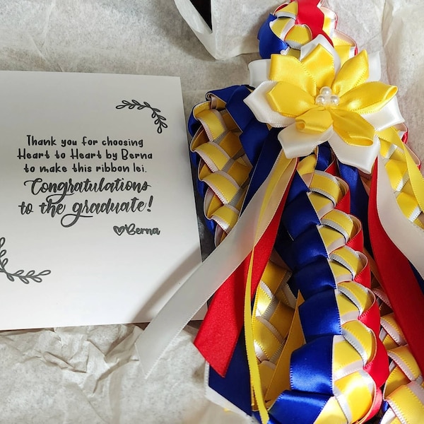 Personalized Tag for Graduation Leis - Add-on/tag Only - Etsy