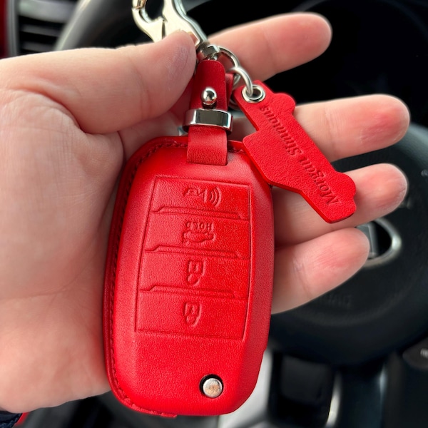 Personalized Toyota Tacoma 2021 - 2024 Leather Key Fob Cover TRD Pro ...