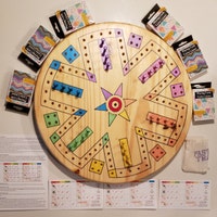 Fast Track bundle Pack Wooden Game Board Comes With Everything You Need ...