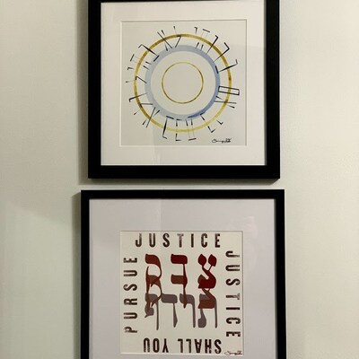 Justice Justice Shall You Pursue Papercut Framed Print, Social Justice ...