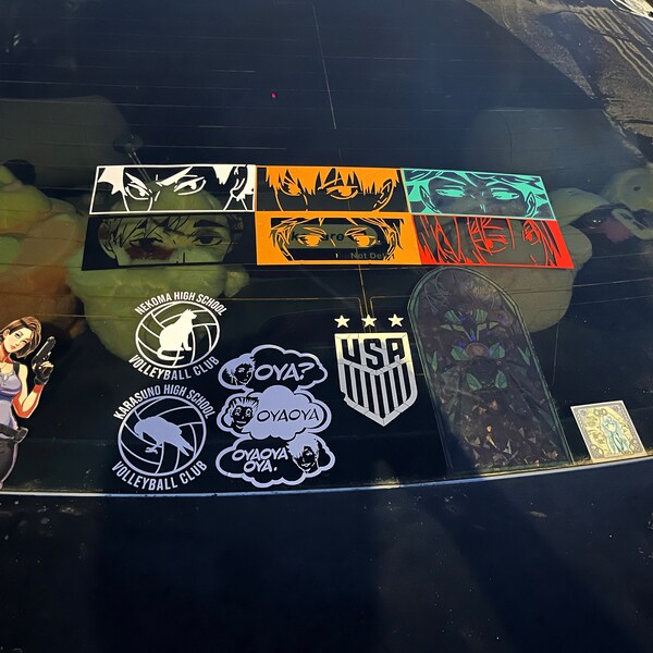 Anime Superhero Student Vinyl Decal - Etsy