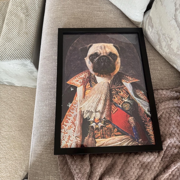 Stag Drinking Whisky Wall Art Print // Vintage Painting Style Portrait ...