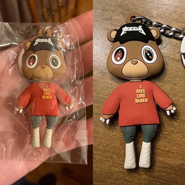 Kanye West Bear Keychain 'YEEZUS' 'life of Pablo' - Etsy