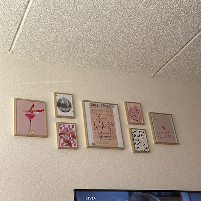 Trendy Wall Art Prints Digital Pink Wall Art Trendy Printable - Etsy