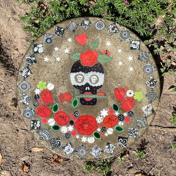 Handmade Ceramic Topiary Tree Mosaic Tiles, Decorative Tiles, Craft ...