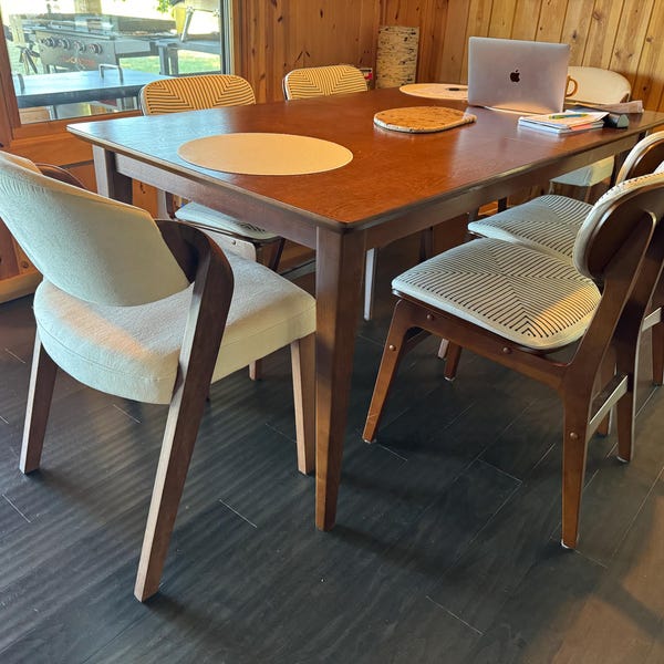 Wooden Bar Stools With Back in Oak, Real Black Leather Stools, Counter ...
