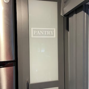 Custom Door Decal, Vinyl Sticker for Glass Door, Personalized Sign ...