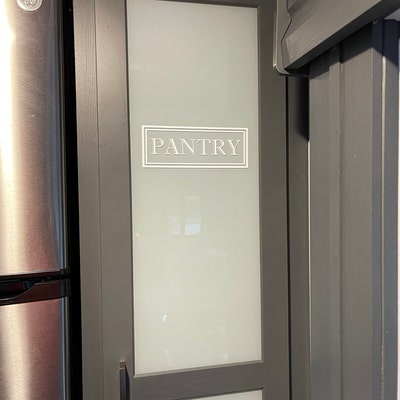 Custom Door Decal, Vinyl Sticker for Glass Door, Personalized Sign ...