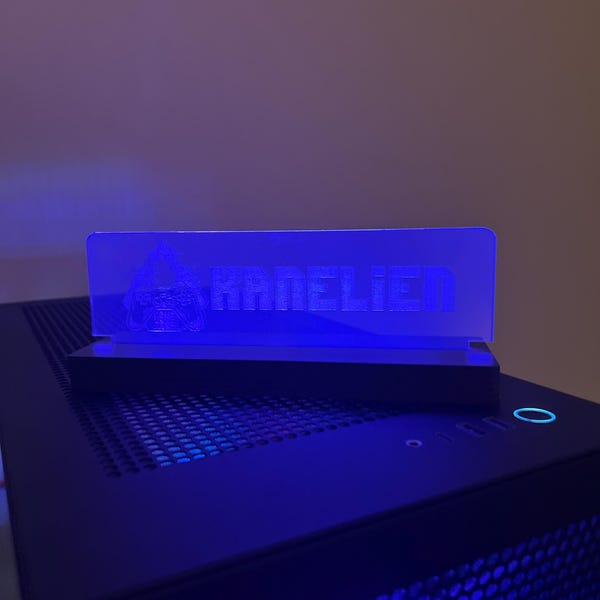 Personalized Gaming Computer RGB Plate,gaming Pc Mods, Custom Pc RGB ...