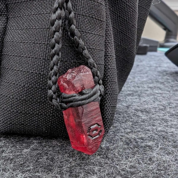 Custom power Engraved Crystal Necklace Inspired by Star Wars Sith Jedi ...