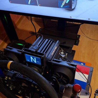 Fanatec QR2 Steer Wheel Stand, Wheel Stand for Simracing, With Screws ...