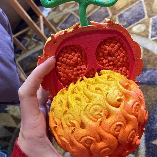 Devil Fruit Coasters & Thousand Sunny Fruit Bowl Decorative Akuma No Mi ...