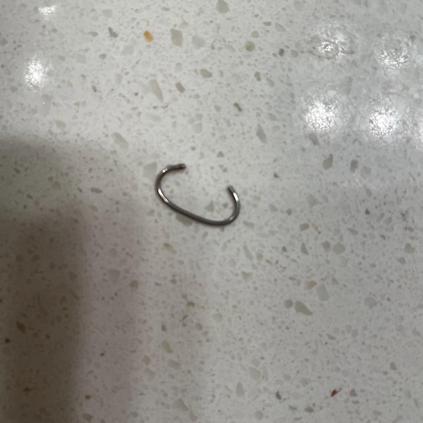 Clitoral Clitorial Clit Hood Bar VCH Vertical Stainless Steel Double ...