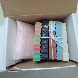 Soap Sample Pack Handmade Soap Variety Stack Mini Soap Bundle Travel ...