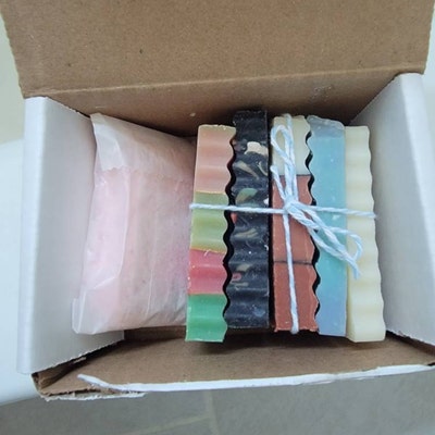 Soap Sample Pack Handmade Soap Variety Stack Mini Soap Bundle Travel ...