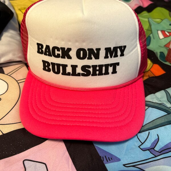 Back on My BS Trucker Hat: Funny Party Bachelorette Gift - Etsy