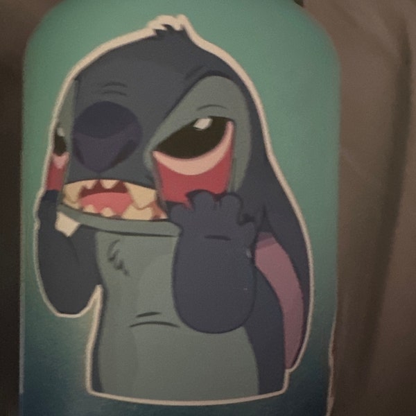 Stitch 'pulling Eyes' Sticker - Lilo and Stitch - Waterproof - Etsy