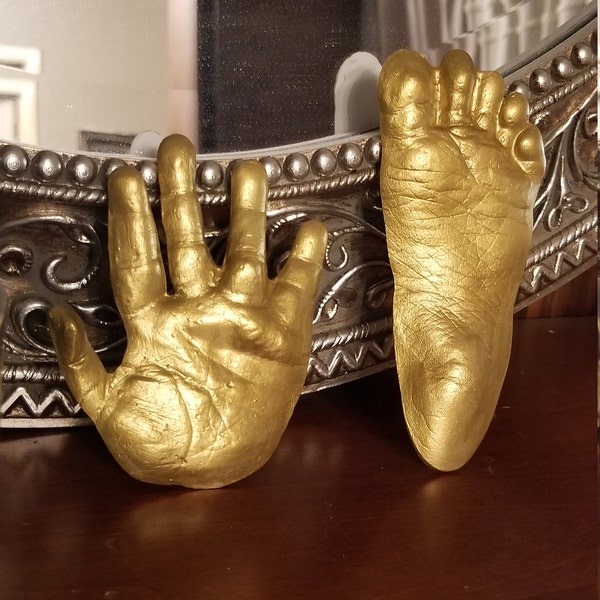Baby Hand and Feet Casting-diy Casting Kit-footprint-baby Imprint-baby ...