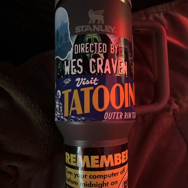 Vinyl Sticker, 'visit Tatooine' 15cm X 5cm - Star Wars, Bumper Sticker ...