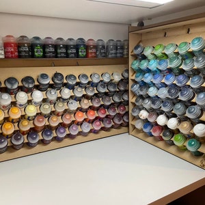 Wall Mounted Hobby Paint Storage Rack Vertical - Etsy