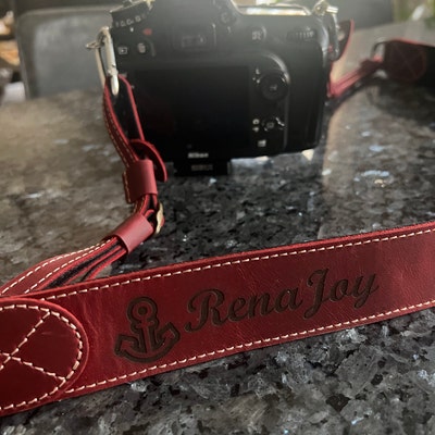 Personalized Leather Camera Strap Gift Custom Strap for - Etsy