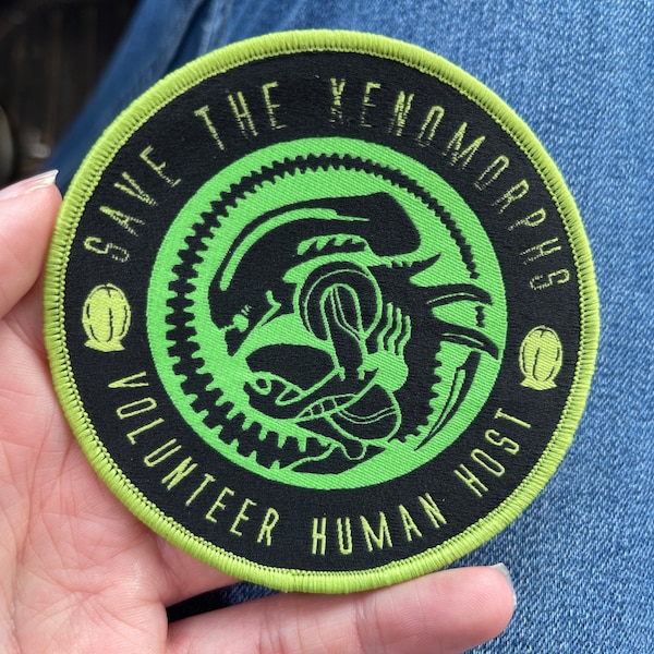 PATCH - Alien / Xenomorph Fan Club Badge (woven) - Volunteer Host ...