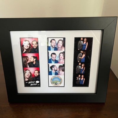 Personalized 12 Month Collage Frame Holds 1 5x7 With 12 2x3 Wallet Size ...