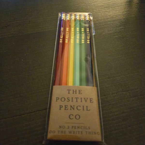 Personalized Pencils, 12 Pencil Set, Stocking Stuffer, Christmas Gift ...