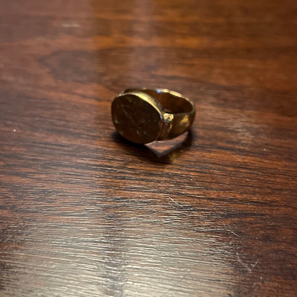 Ancient Greek Signet Ring, Gold Signet Ring, Silver Signet Ring ...