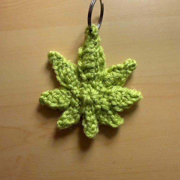 PDF PATTERN: Crochet Marijuana Leaf Pattern, Crochet Weed Leaf Pattern ...