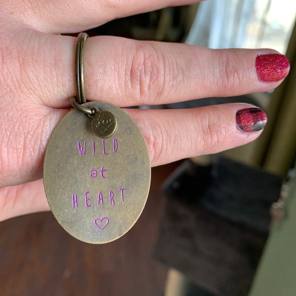 Personalized, Hand Stamped Keychains - Etsy