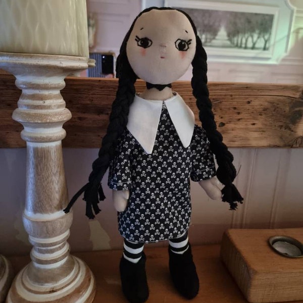 Pattern and Tutorial of Wednesday Doll - Etsy