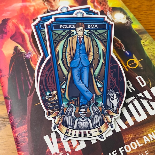 10th Doctor, Doctor Who Sticker, Vinyl Sticker, Individual Die Cut - Etsy