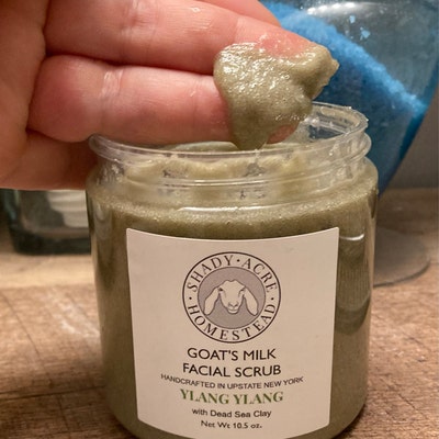 Goat Milk Facial Scrub, Sugar Face Scrub, Goat Milk Scrub, Goats Milk ...