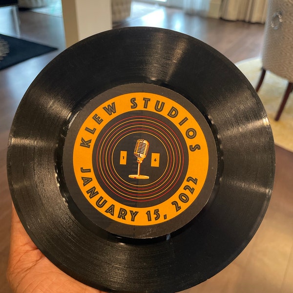 Vinyl Record Label Template 8.5x11 Sheet SVG, PNG, PSD and Docx - Etsy